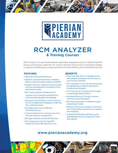 Reliability Centered Maintenance (RCM) Training - Pierian Academy